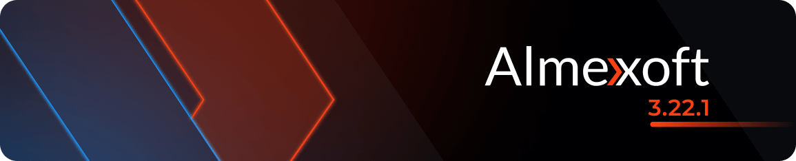 Platform release 3.22.1 | Almexoft
