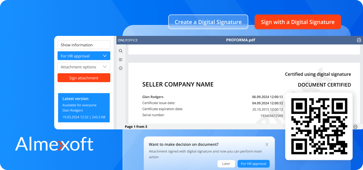 Electronic digital signature: How does it work and what is it? | Almexoft